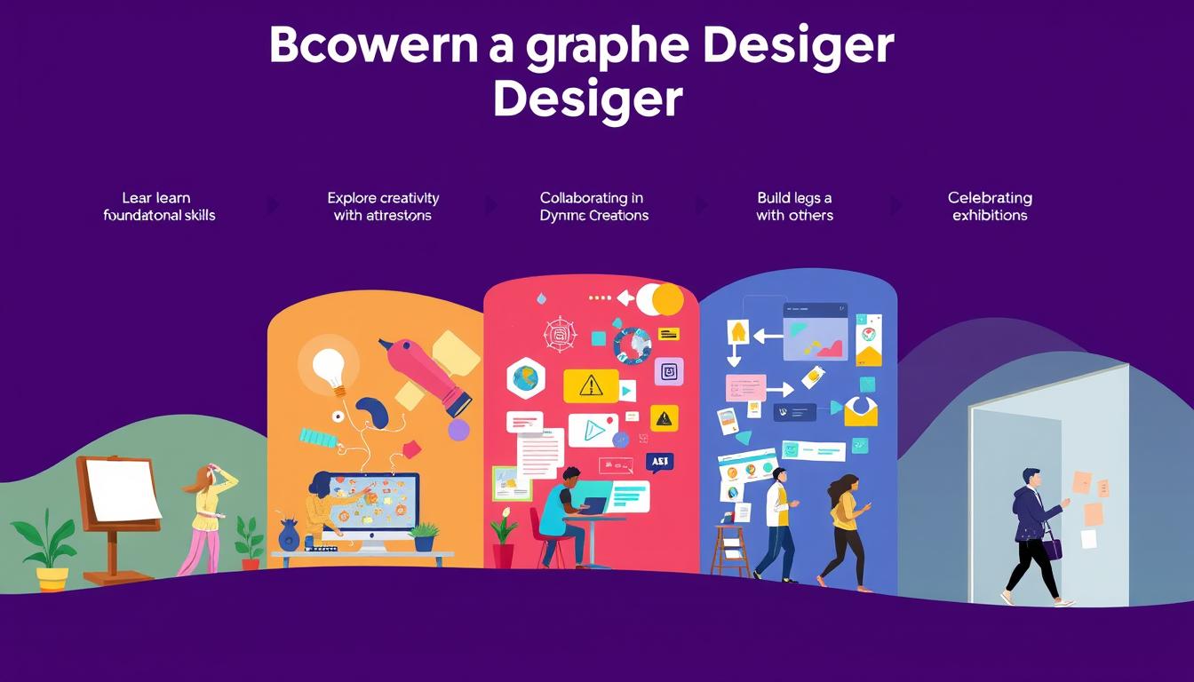 Sua Jornada para Virar um Designer Gráfico: 5 Etapas